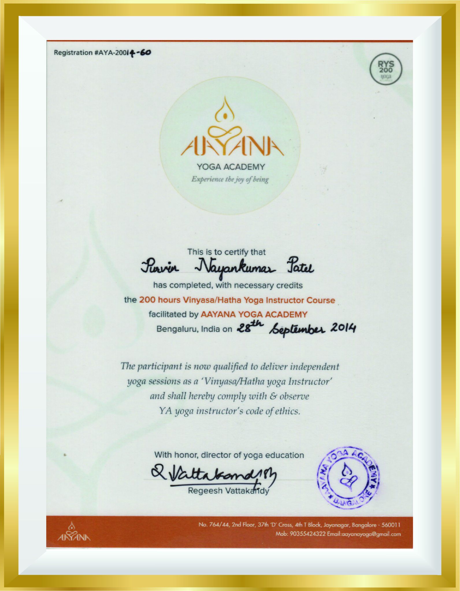 Purvin Nayankumar Patel - Wellness By Rosh | Integrative Wellness
